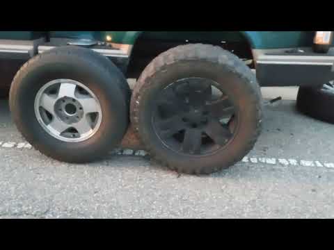 will 20in wheels on 35in tires fit on a stock obs Chevy Silverado