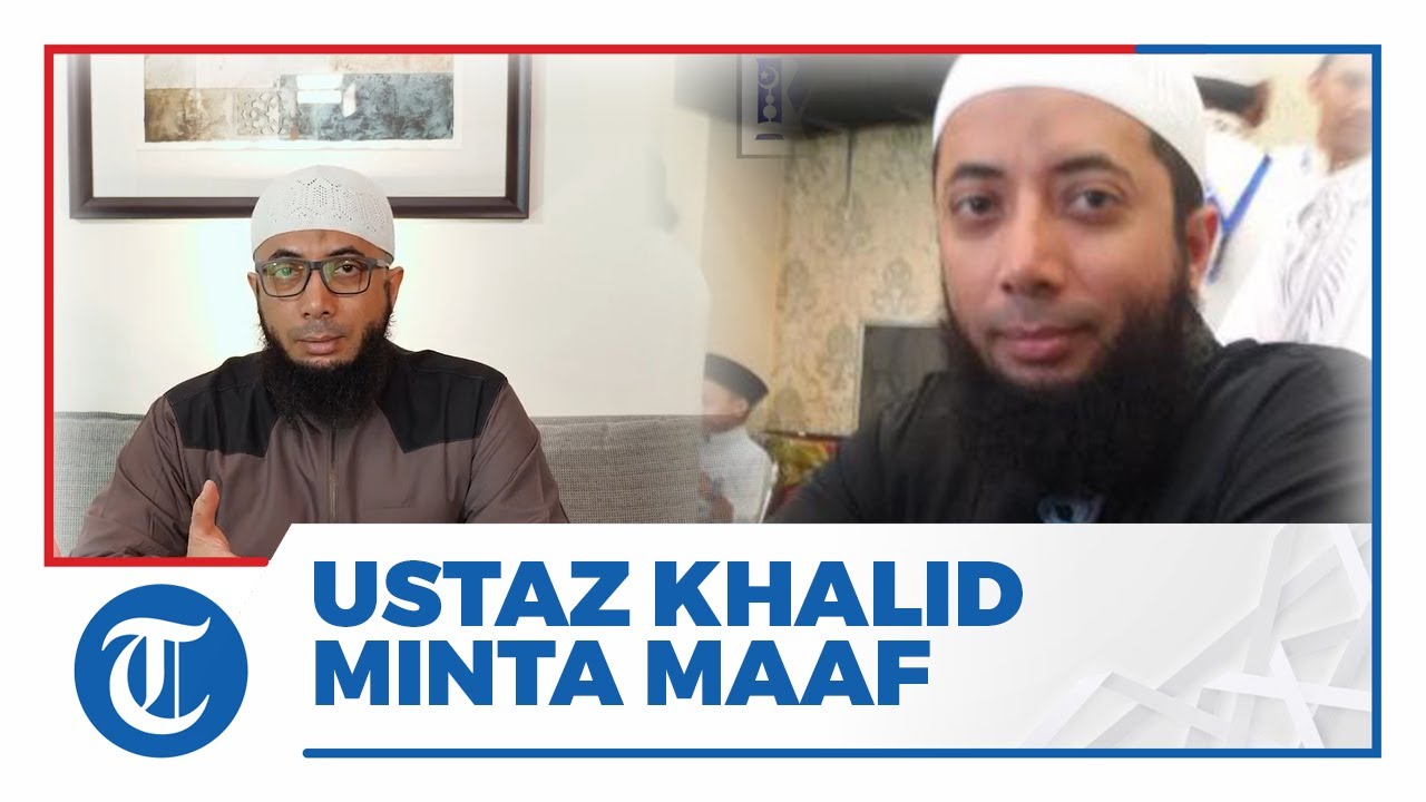 Ustaz Khalid Basalamah Minta Maaf Soal Potongan Ceramah Soal Wayang Tak ada Kata kata Saya ...
