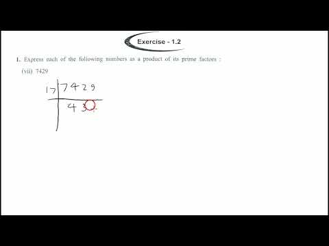 Express 7429 as a product of its prime factors