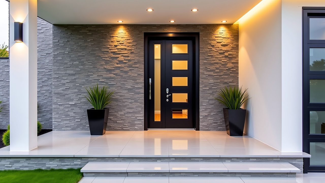 Top 200 Modern House Front Wall Designs 2026 | Latest Outdoor Wall Tiles & Front Door Design Trends