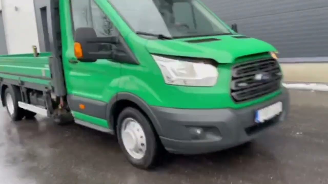 Flak/kranbil Ford Transit 470 2.2TDCi RWD EX, Västerås, Klar