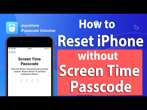 How to Reset iPhone without Screen Time Passcode?