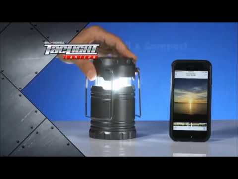 Bell + Howell Tac Light Lantern The As Seen On TV Ultra Bright Portable Grey HOT