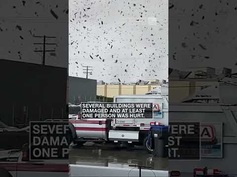 Los Angeles apparent tornado seen up close | #shorts #newvideo #trending #youtube #subscribe