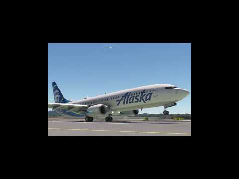 MSFS 2020 PMDG 737 - Alaska Airlines - Portland, OR to Boise, ID Take-off #flightsimulator #msfs2020