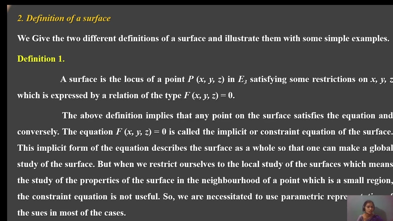 Msc Sem II  Unit  -I Differential Geometry   1