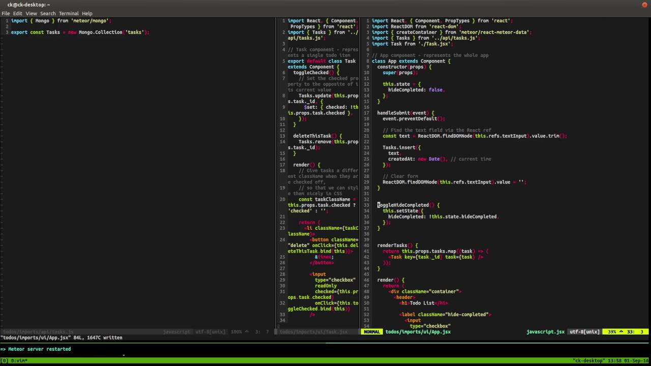 Meteor + React To Do App #6 Filtering Collections
