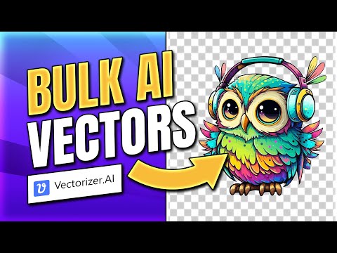 How to Vectorize your Ai Art in BULK🤯 (MyDesigns Tutorial)