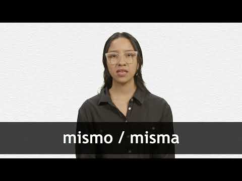English Translation of “MISMO” | Collins Spanish-English Dictionary