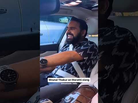 Mrunal Thakur on Marathi slangs