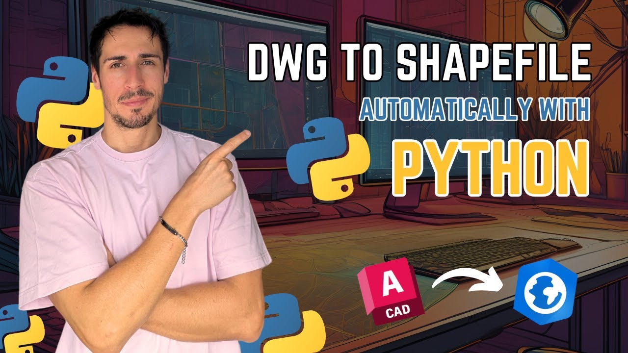 TRANSFORM MULTIPLE CAD FILES (DWG) INTO SHAPEFILES AUTOMATICALLY WITH THIS PYTHON SCRIPT