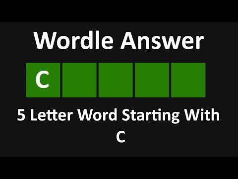 5 Letter Word Starting With C | Wordle 240 Answer | February 14, 2022