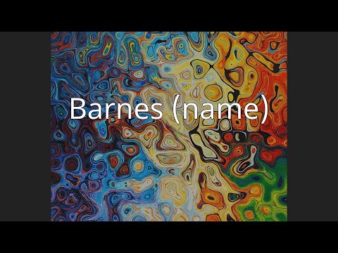 Barnes (name)