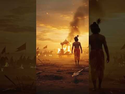 Yada Yada hi Dharmasya 🔱🕉️🔥🚩| यदा यदा हि धर्मस्य । Mahabharat shlok #mahabharat #krishna #shorts