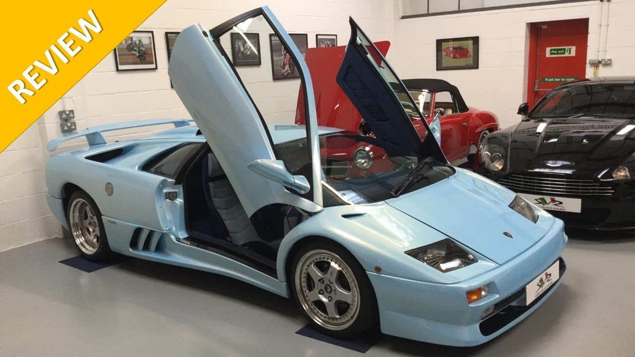 Garage Queen: Low-Mileage Lamborghini Diablo SV Painted Ice Blue ...