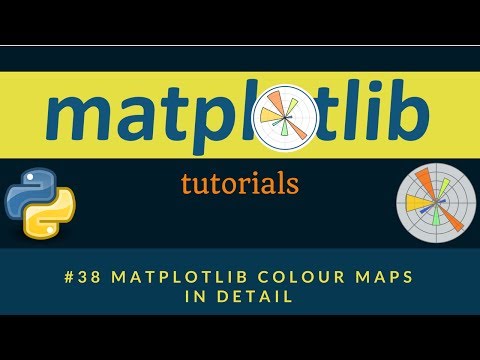 Matplotlib Plotting Tutorials : 038 : Matplotlib Colour maps in Details