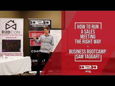 How to run a sales meeting the right way - Business Bootcamp: Sam Taggart | Episode #31
