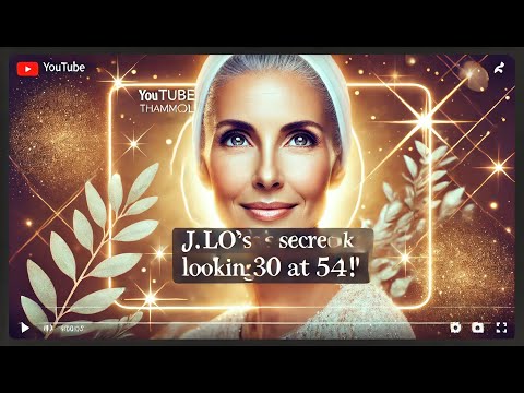 Jennifer Lopez's Skincare Routine REVEALED! How She Stays Looking 30 at 54 🤯✨ #beauty #life #love