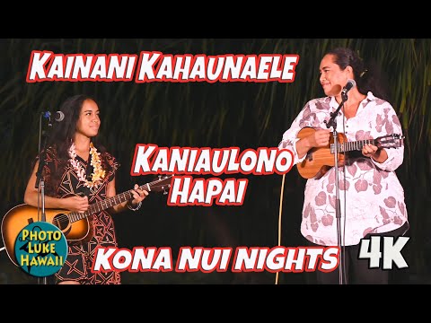 Kainani Kahaunaele & Kaniaulono Hapai at Kona Nui Nights August 9, 2023 Oahu Hawaii