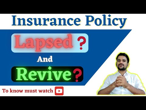 lapse policy ko chalu kaise karein 🔥🔥🔥