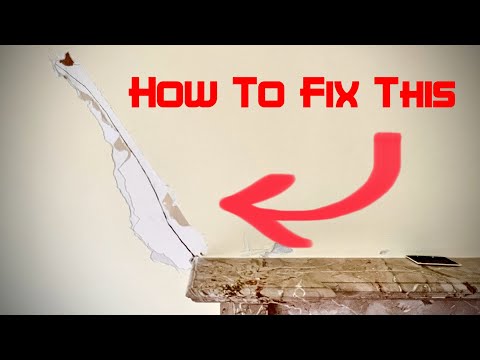 How to fix cracks in plaster walls!!!