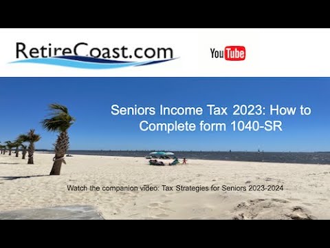 Seniors Income Tax 2023: How to Complete form 1040-SR