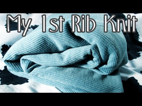 Unboxing Rib Knit Fabric!