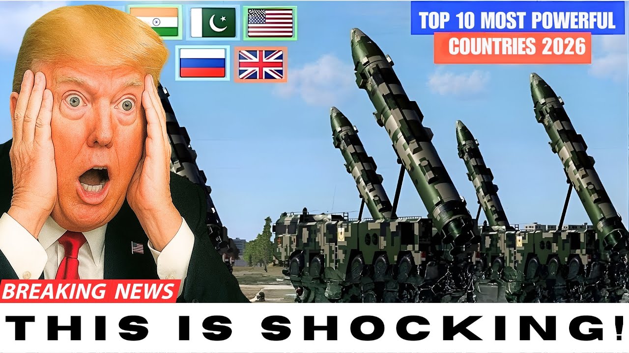 Top 10 Most Powerful Countries in the World 2026 | Global Military & Economic Power Ranking