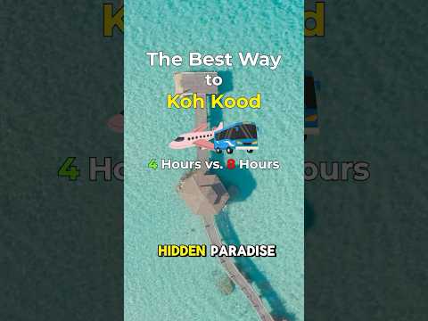 The Best Way to Koh Kood ✈️🚎 #kohkood #thailand #thailandtravel #beautifuldestinations #travel