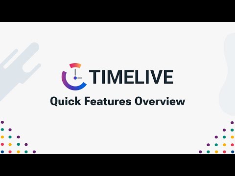 TimeLive: Quick Features Overview | Time Tracking & Project Management Software | TimeLive v13