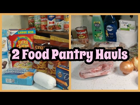2 Food Pantry Hauls #foodpantry
