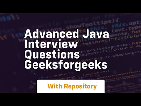 advanced java interview questions geeksforgeeks