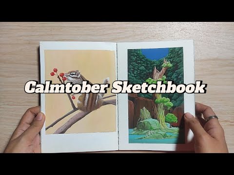 Sketchbook Flipthrough (Calmtober2024)