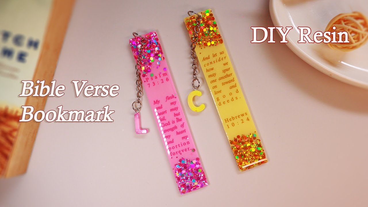DIY Resin Bookmark with Bible Verses |  Easy Christian Gift Idea | Handmade resin Art for Beginners