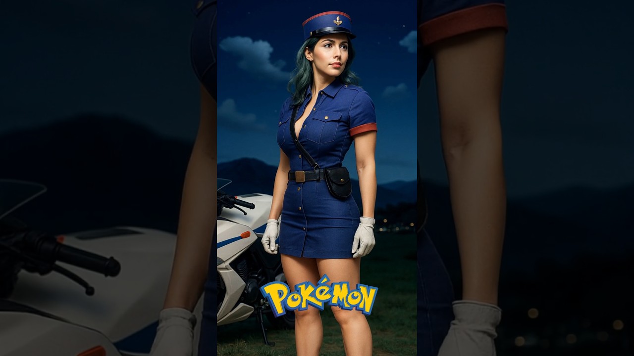 Pokemon Characters Brought To Life by AI! 😍 #pokemon #aiart #officerjenny
