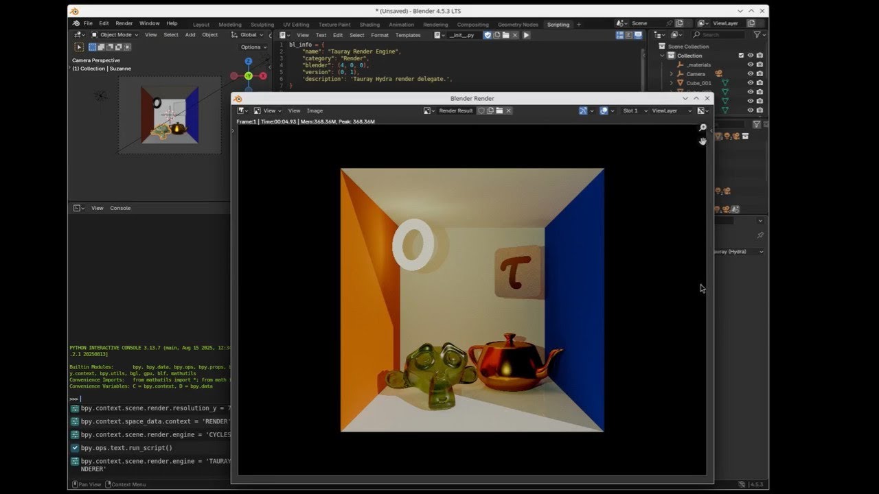 Tauray Hydra Render Delegate