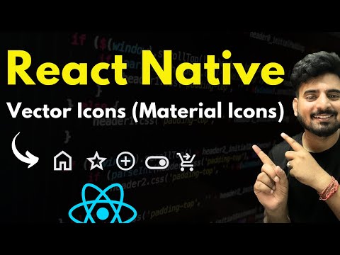 React Native Vector Icons (Material Icons)