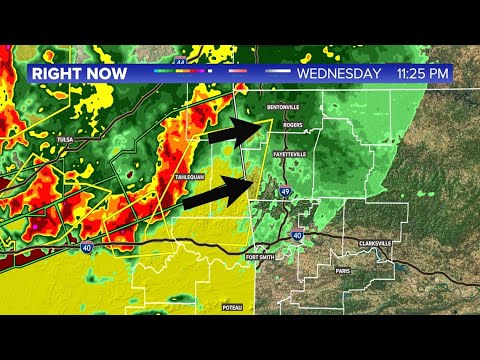 LIVE | Tracking Severe Storms Targeting Arkansas State Line From Oklahoma