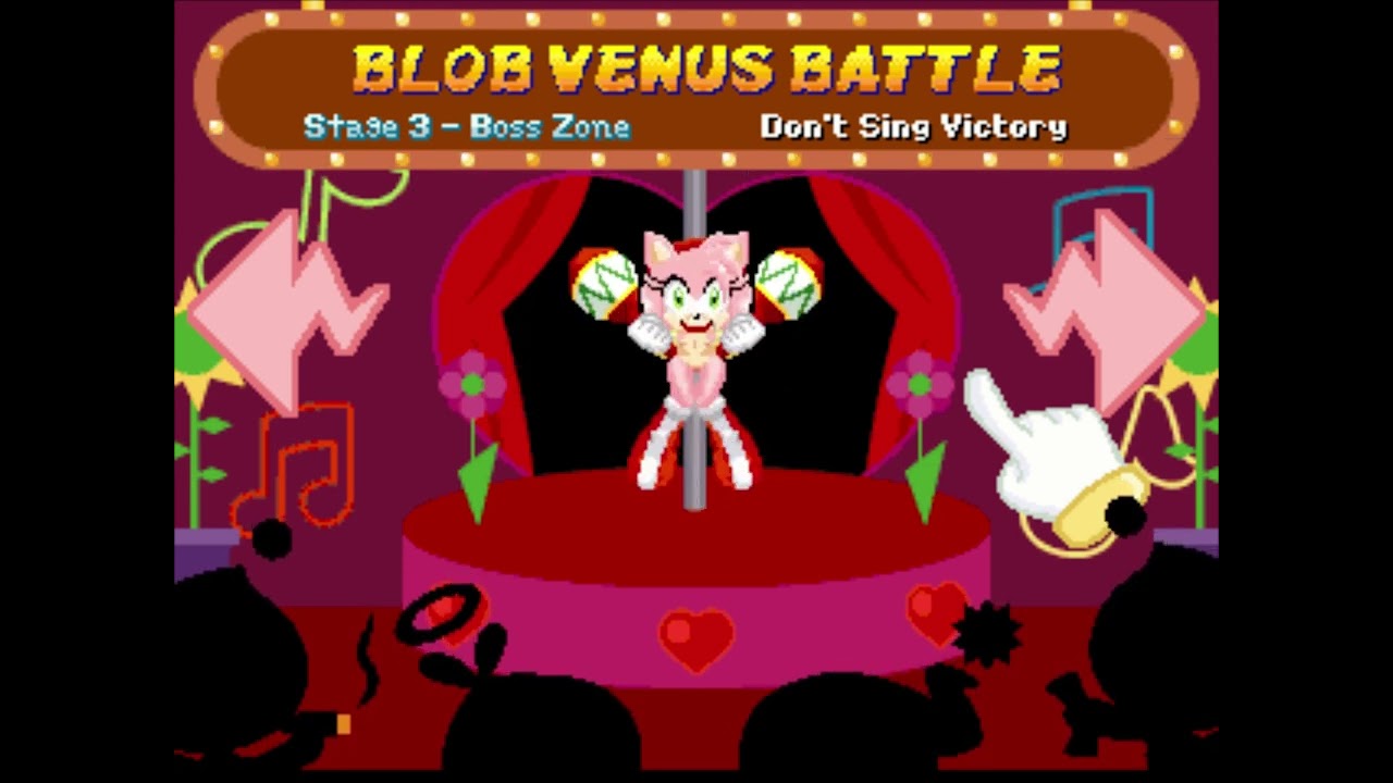 project x love potion disaster blobvenus battle stage 3 - boss zone don't sing victory music