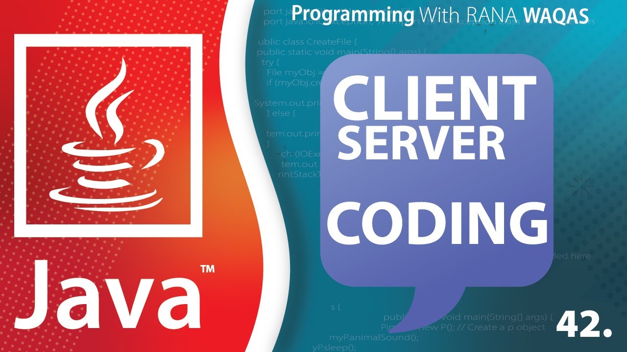 # 42 JAVA | Complete Socket Programming Tutorial | Chatting Application | Client Server Architecture