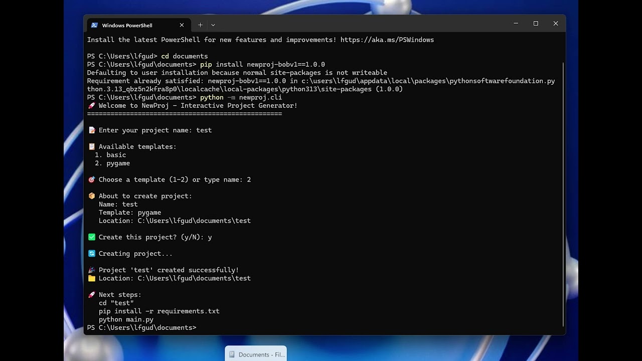 NewProj – Generate Python Project Templates in Seconds #coding #python #devtools