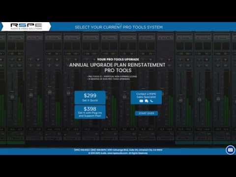 Find Your Pro Tools Upgrade - RSPE Pro Tools Configurator