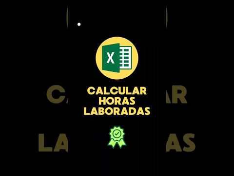 Aprende a Calcular las Horas Laboradas en Excel #horaslaboradas #trabajo #Microsoft #office #excel