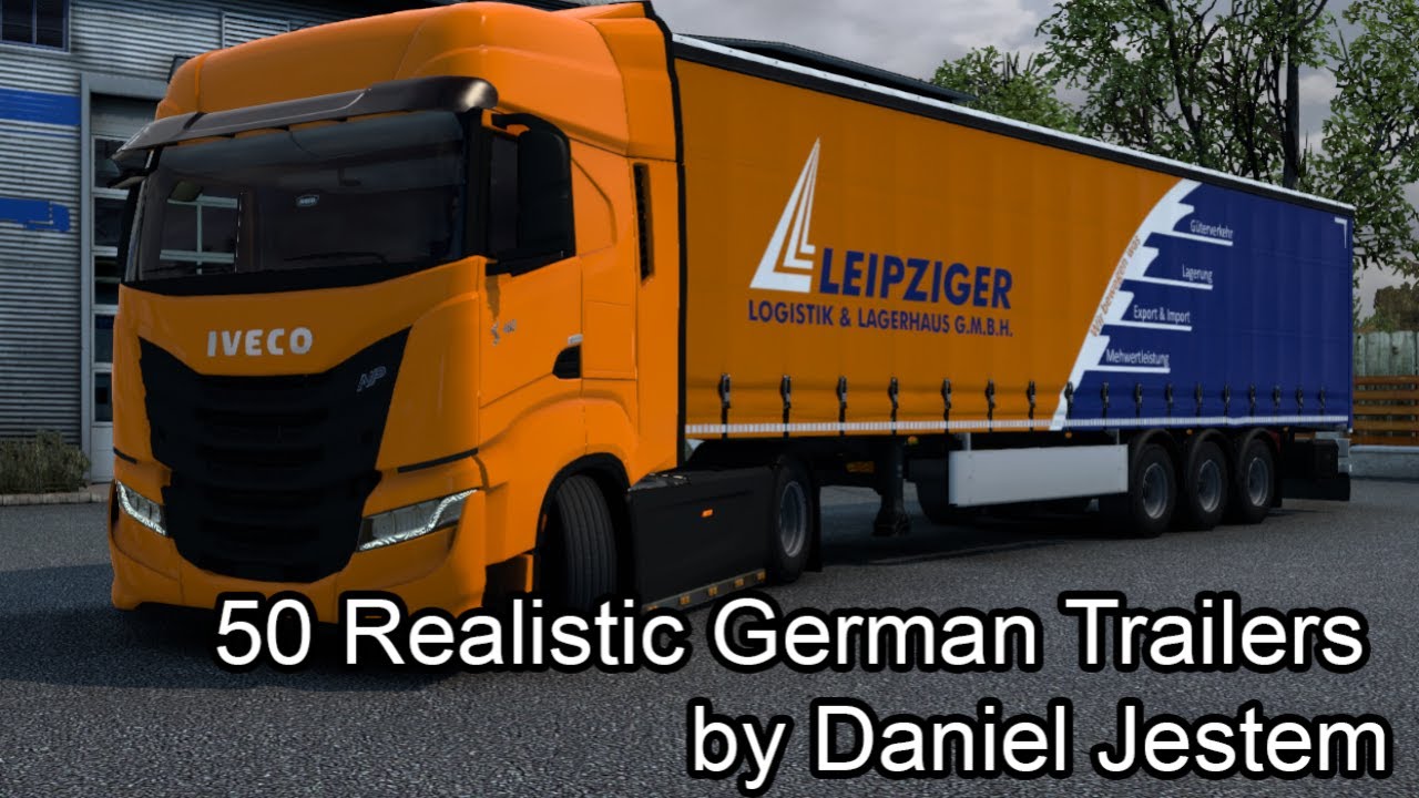 50 Realistic German Trailers by Daniel Jestem 1.0 - ETS 2