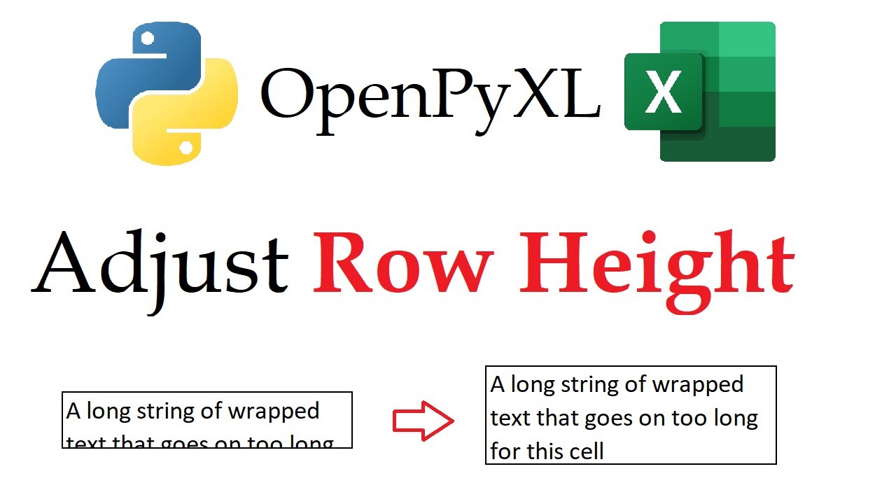 Never Manually Adjust Row Heights Again | OpenPyXL Tutorial