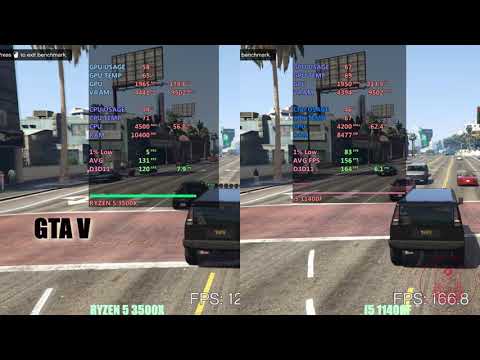 Core i5 11400f vs Ryzen 5 3500x
