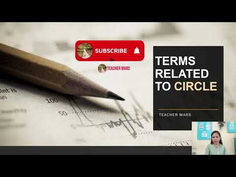 GRADE 10 MATH LESSON Terms used in Circle. Very Easy Math definition