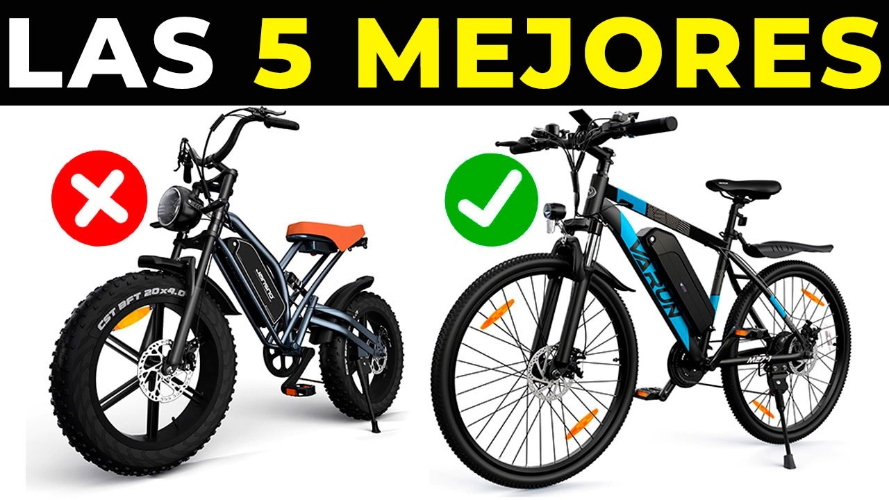 😮 Las 5 Mejores BICICLETAS ELÉCTRICAS BARATAS de Amazon en 2025 | (Baratas) Calidad Precio