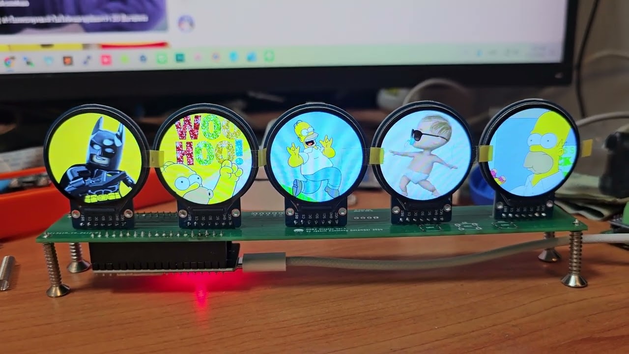 Graphic Test on GC9A01 Displays - Source Code Provided