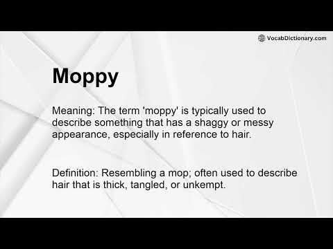 Moppy Meaning
